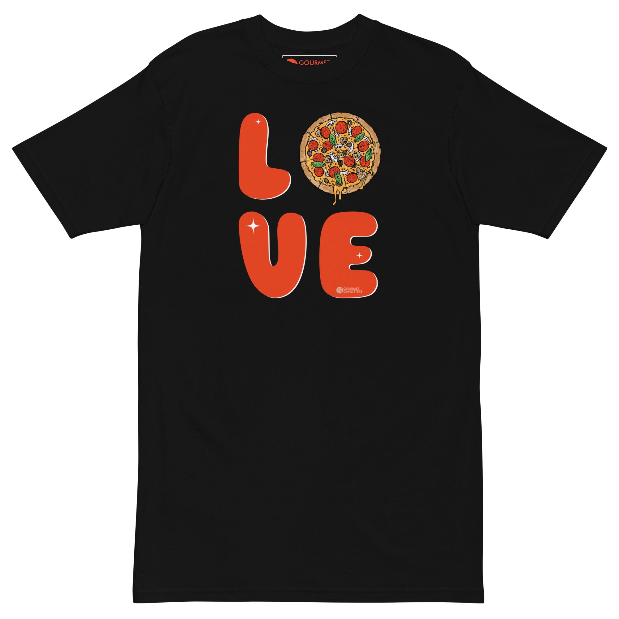 Love Pizza T-Shirt - Italian American Gift 6.5oz – Gourmet Gangsters ...